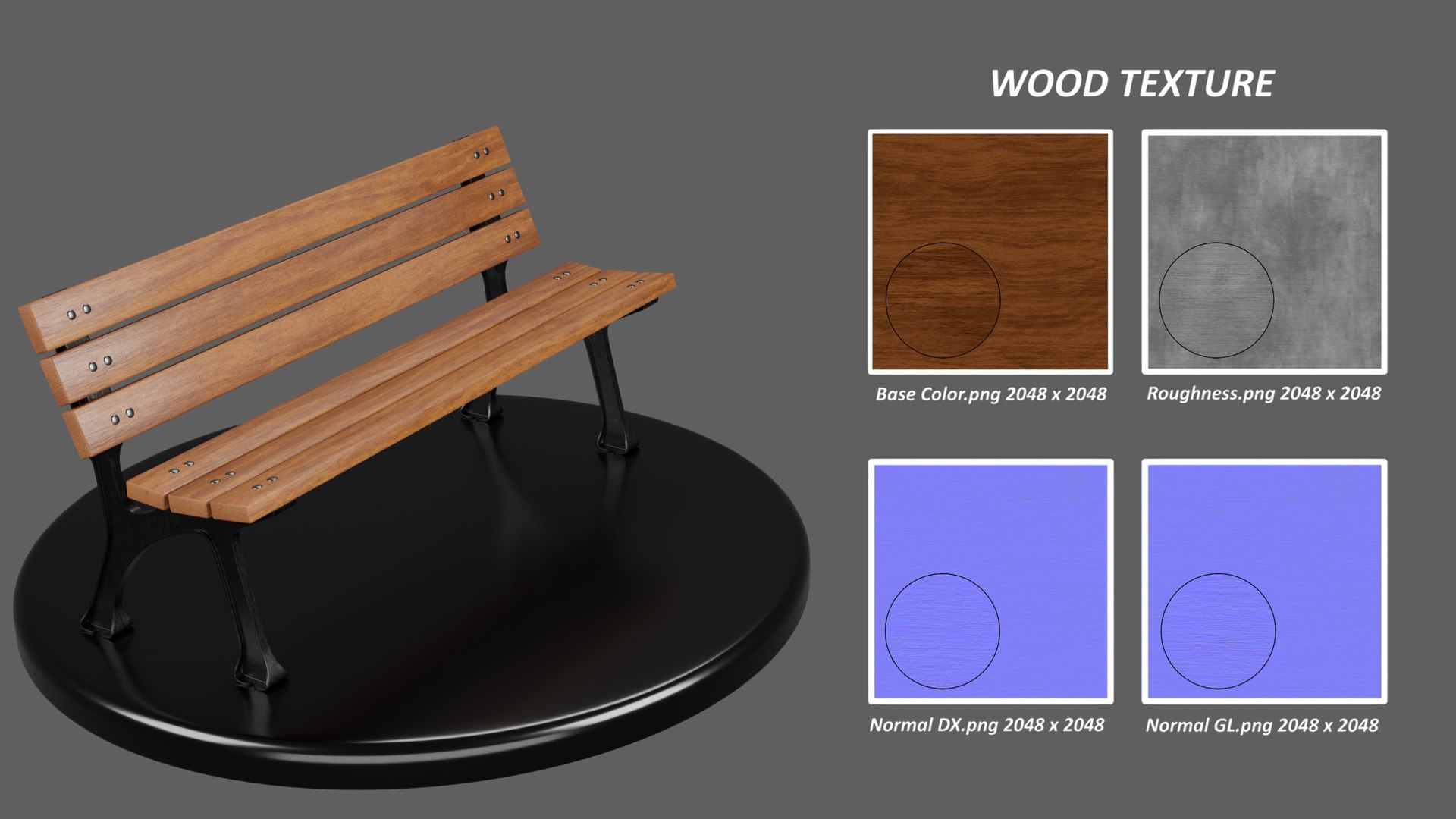 Classic Wood Bench 3D Model - TurboSquid 2021811