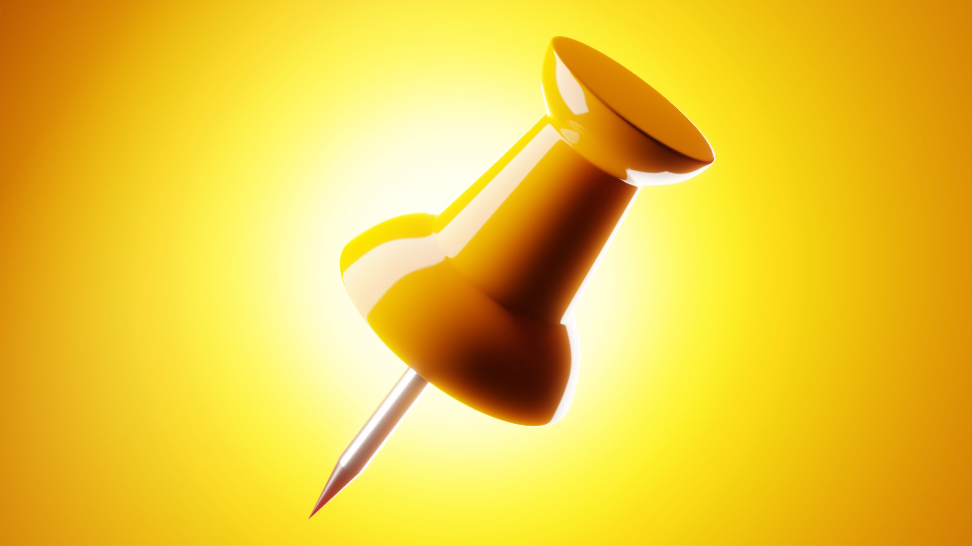 3D Push Pin Model - TurboSquid 2232537