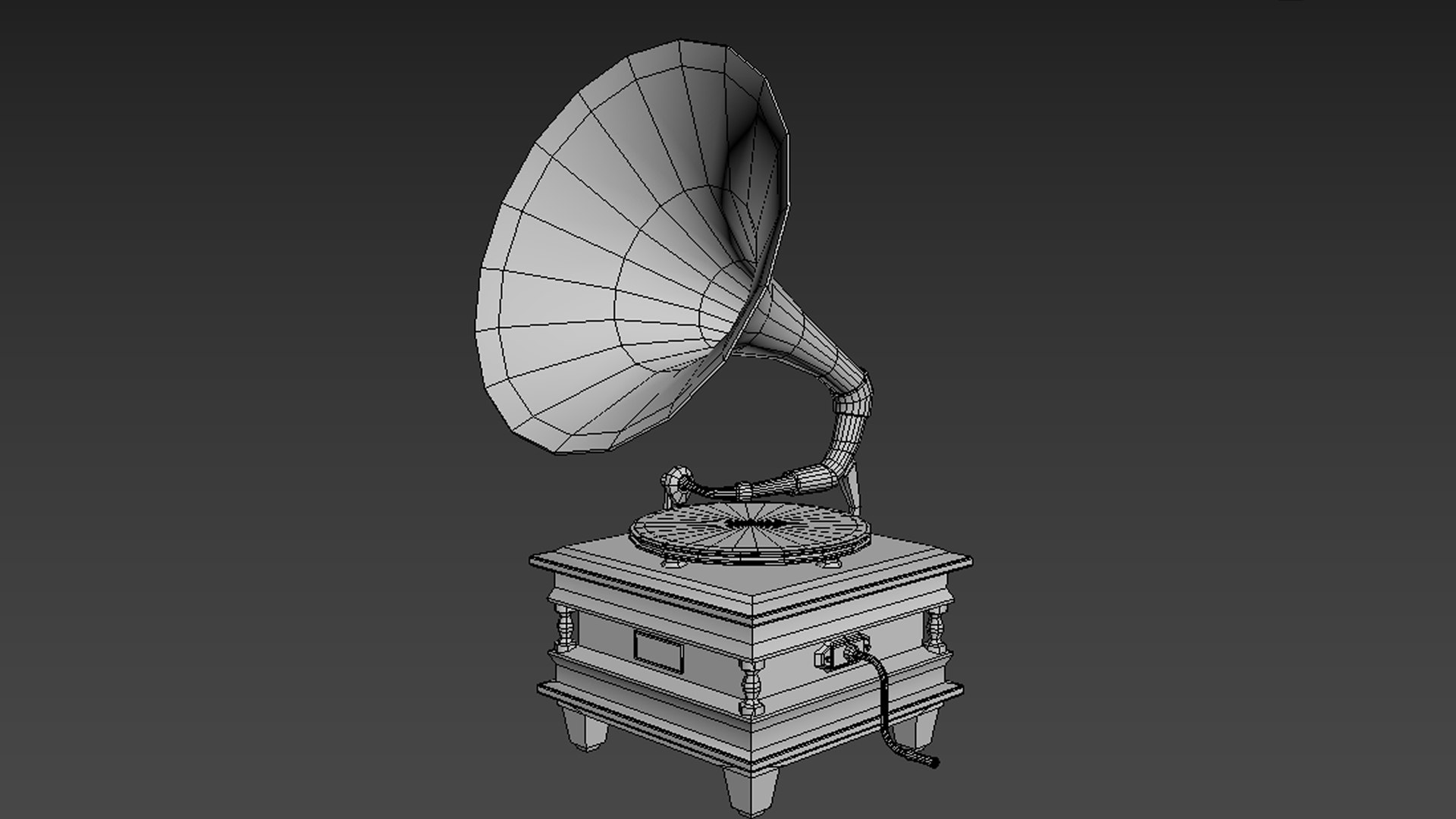 3D Phonograph - TurboSquid 1685257