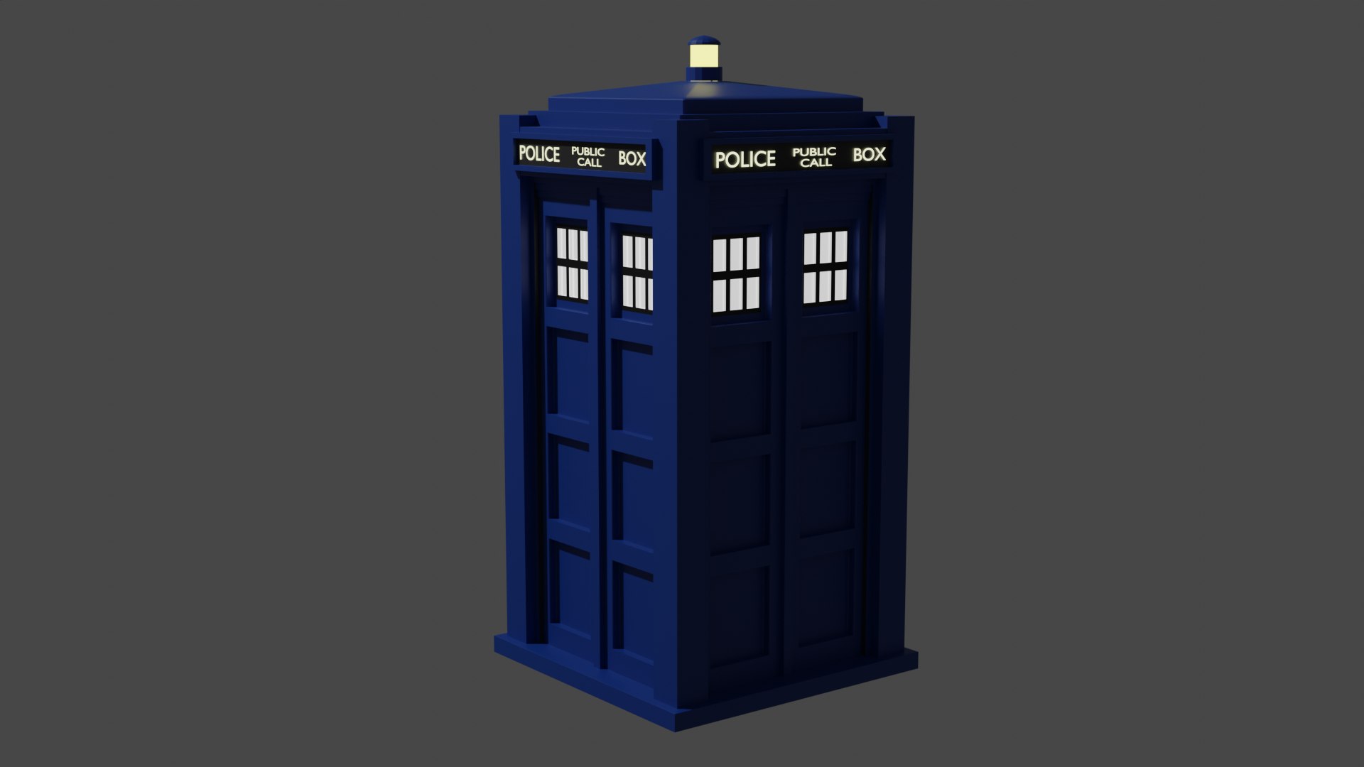 3D Tardis - TurboSquid 2110223
