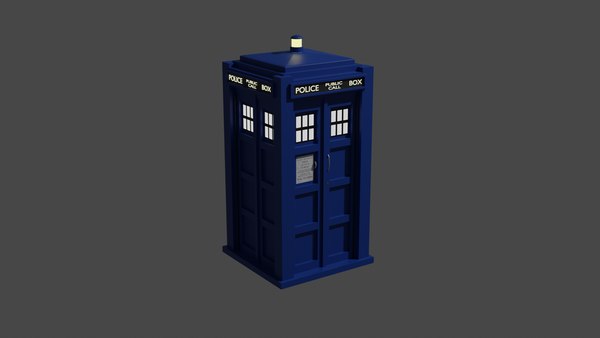 Doctor Who Blender Models for Download | TurboSquid