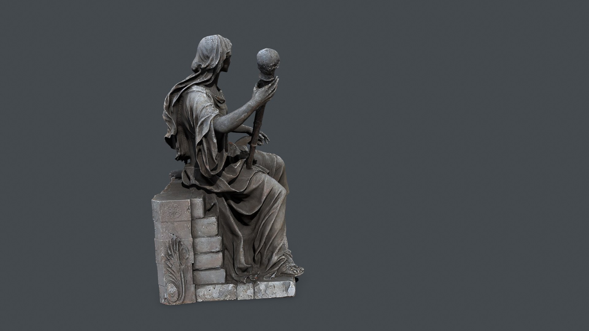 3D Woman Statue Model - TurboSquid 2336846