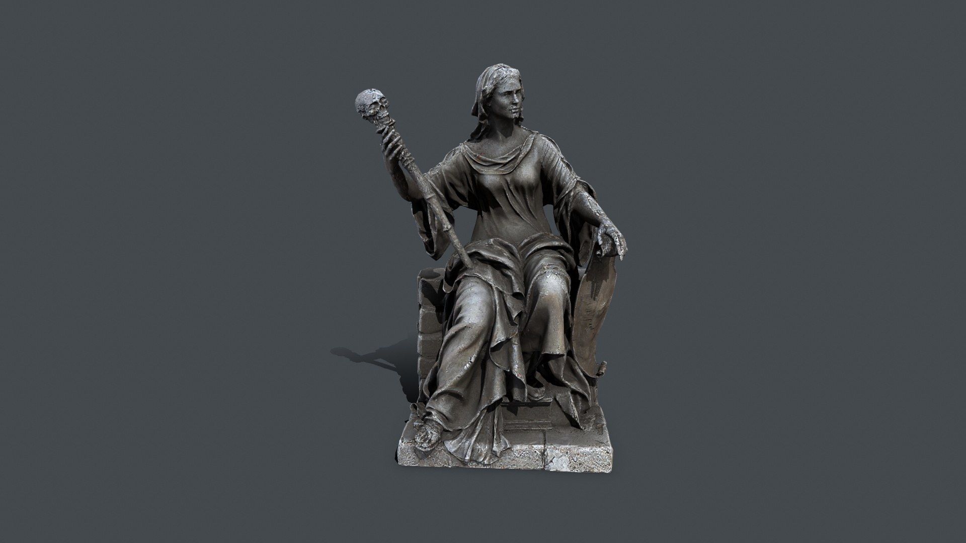 3D Woman Statue Model - TurboSquid 2336846