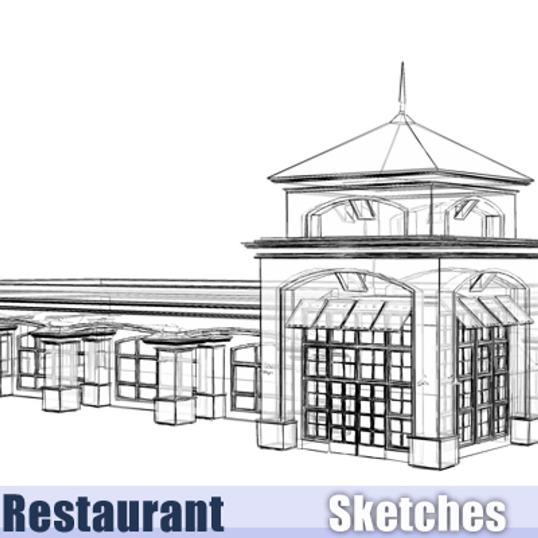 3d Fine Restaurant Model