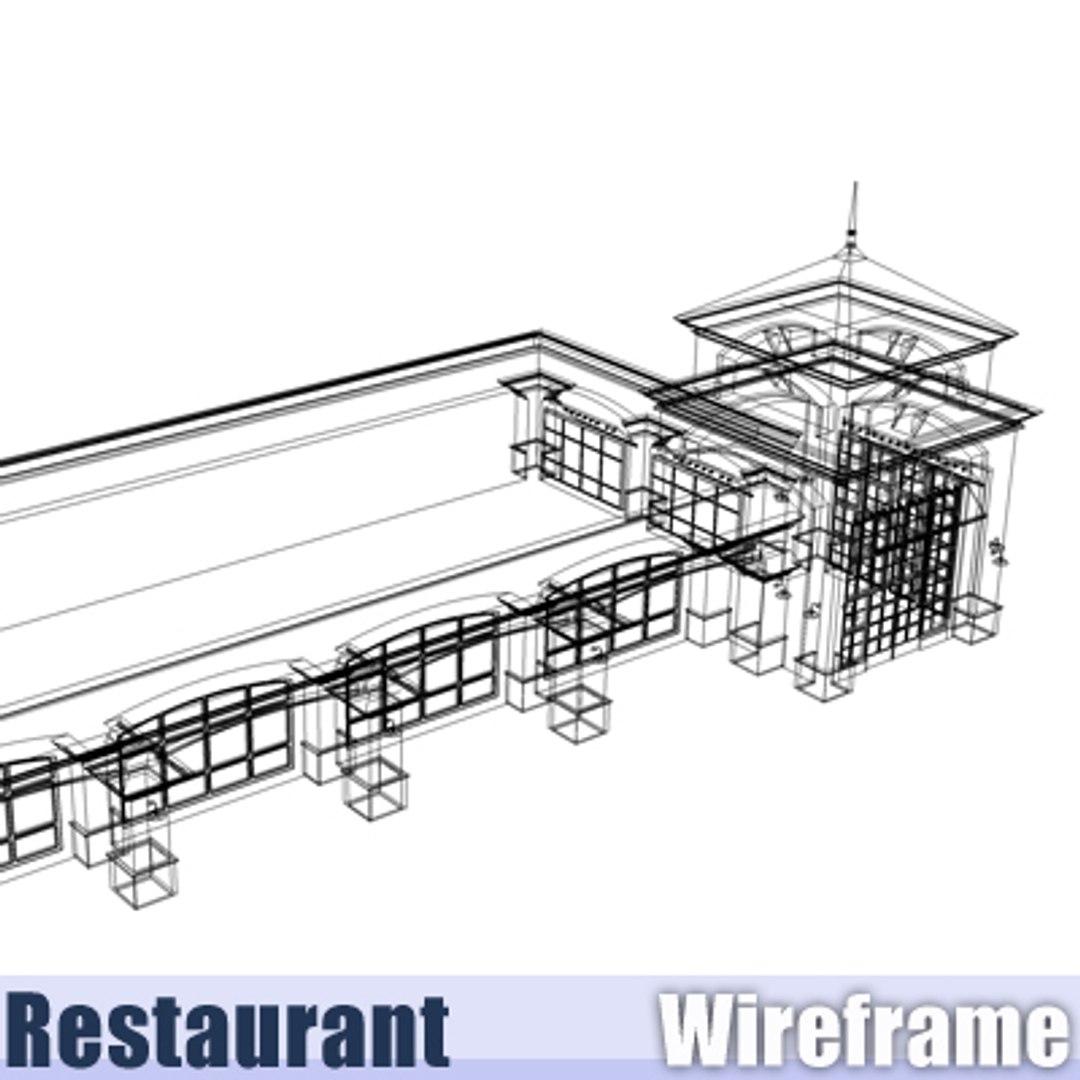 3d Fine Restaurant Model