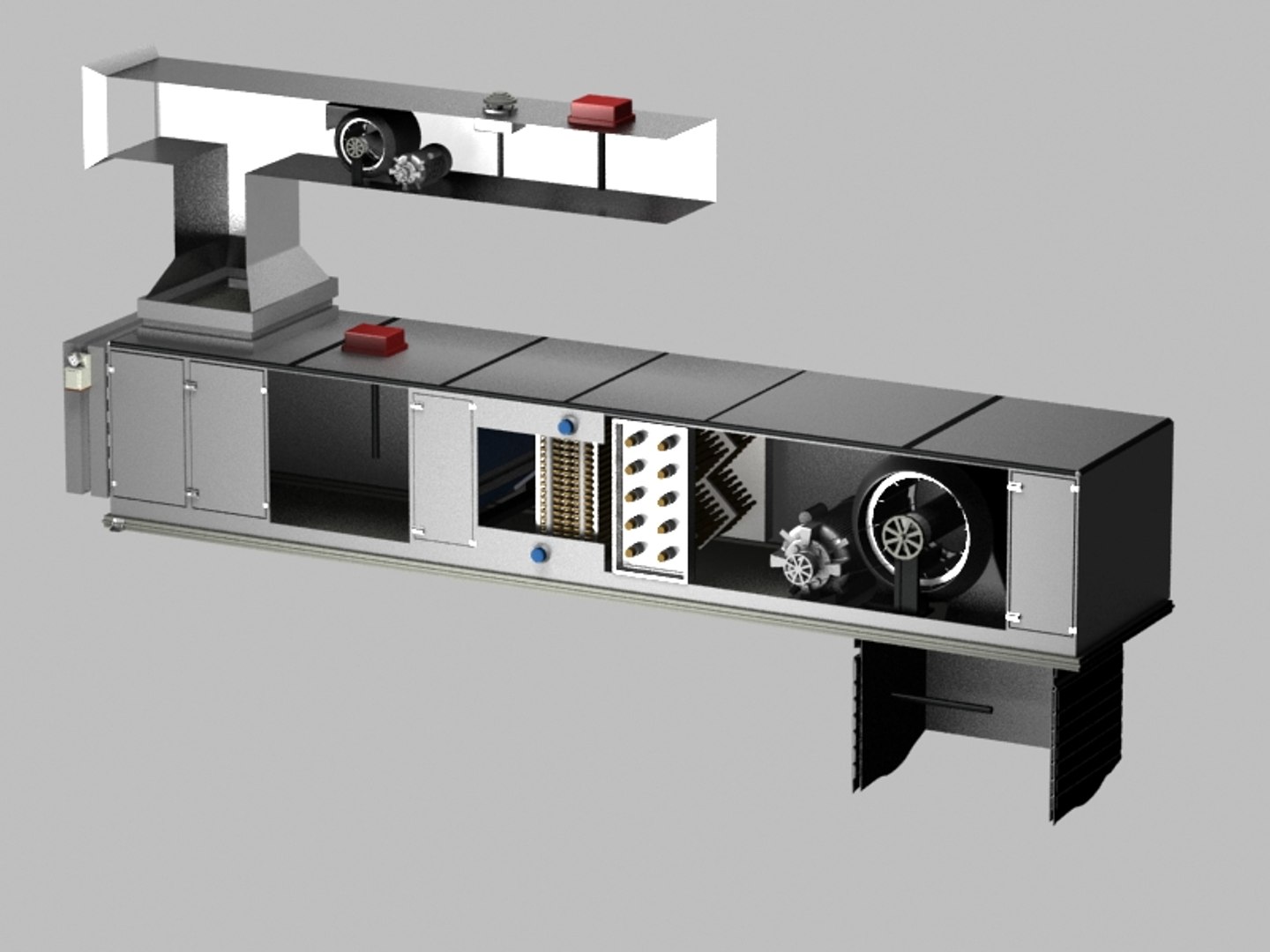 Ahu Air Handling Unit 3d Model