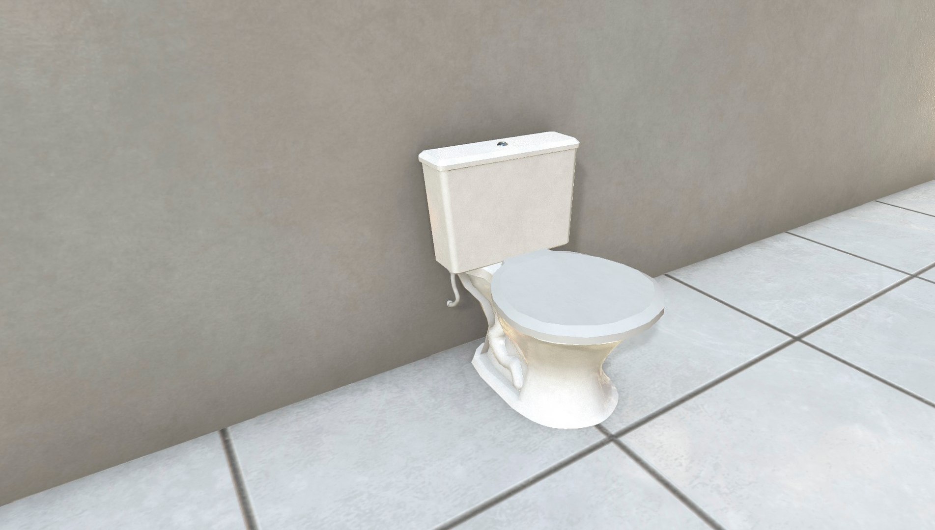 3D Toilet - Low Poly - Game Ready Model - TurboSquid 1787235