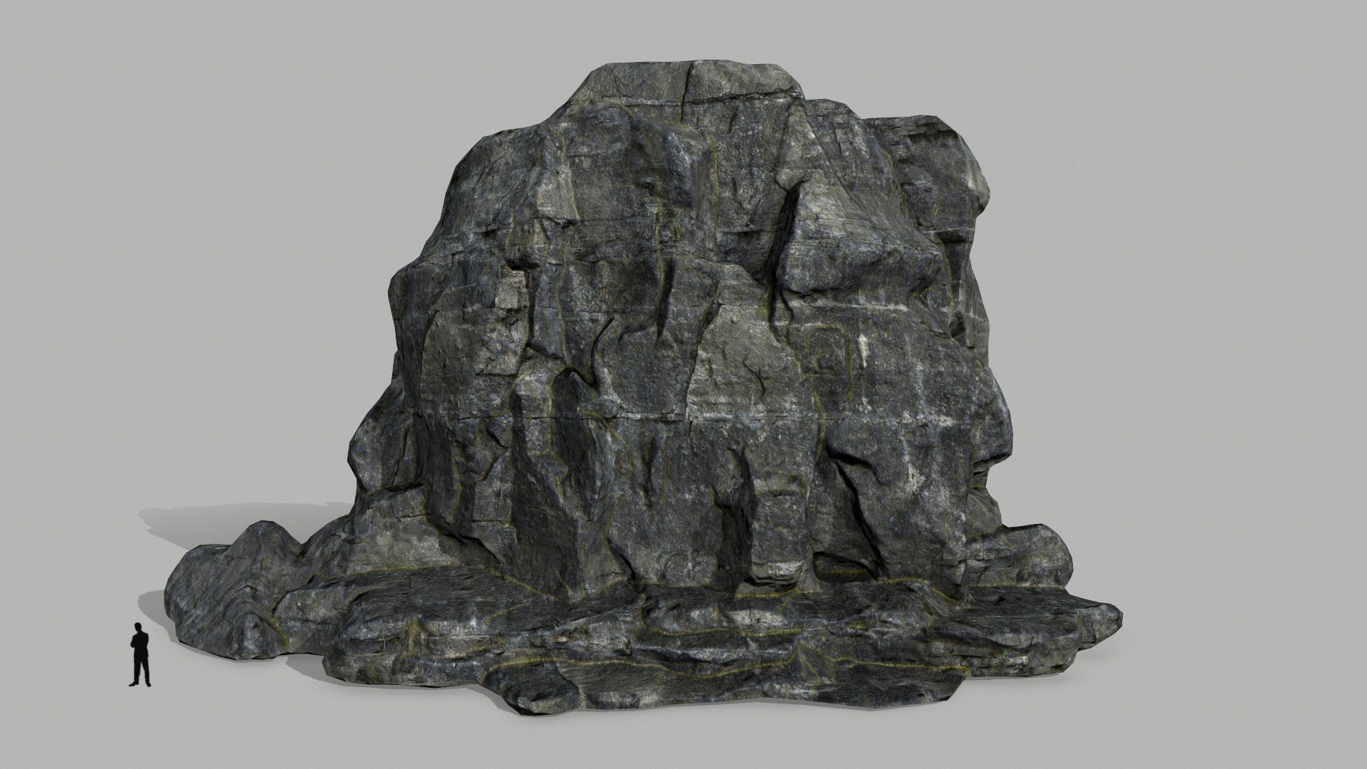 Rock cliff 3D model - TurboSquid 1348617