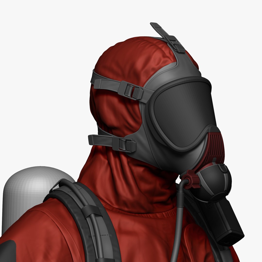 3D Hazmat Worker Level B - TurboSquid 1281731