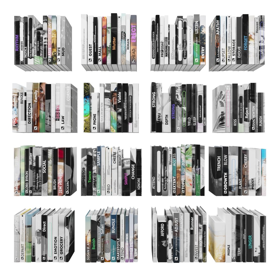 3D Book - TurboSquid 1384325