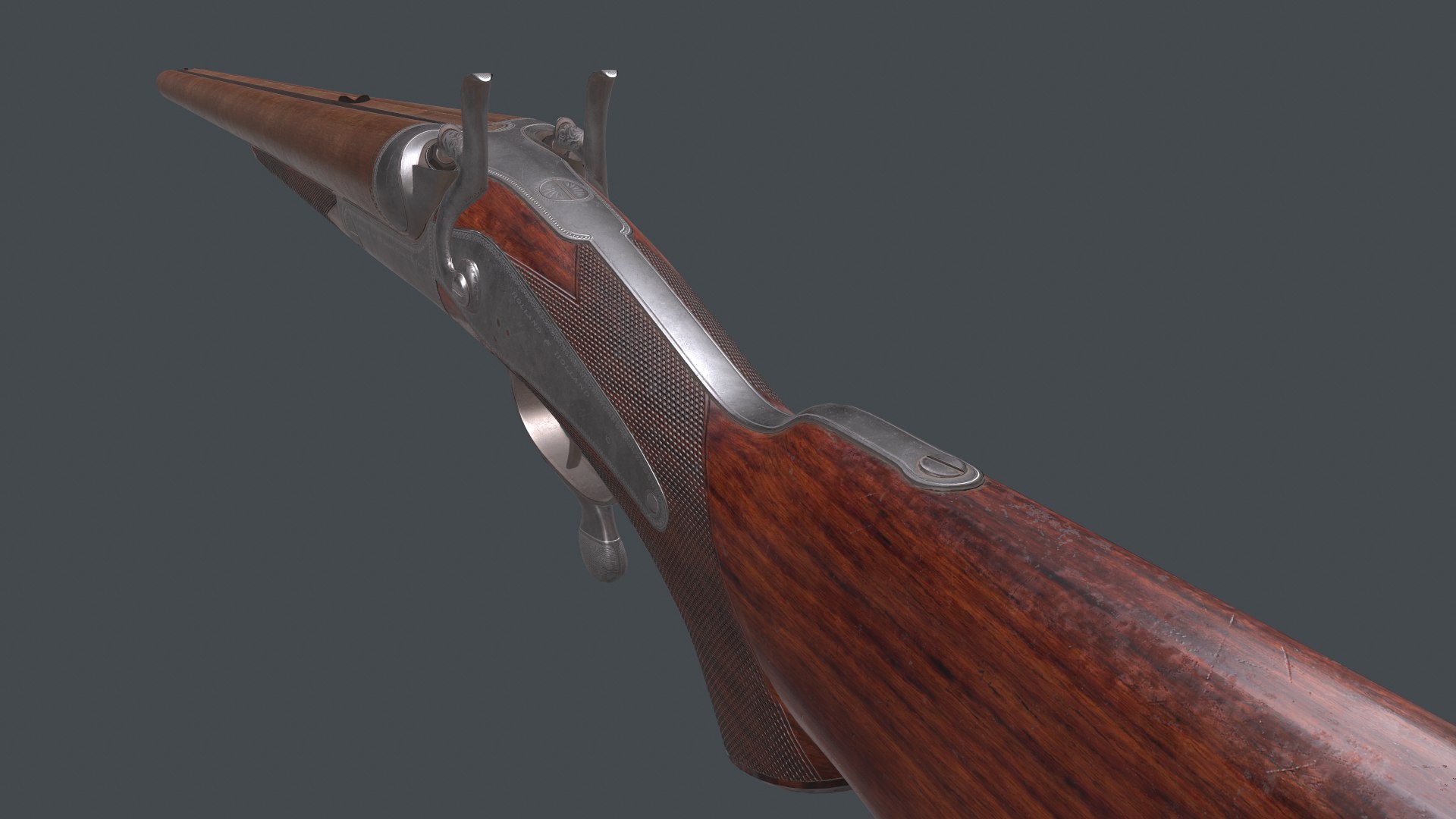 3D Vintage Hunting Rifle - TurboSquid 2100872