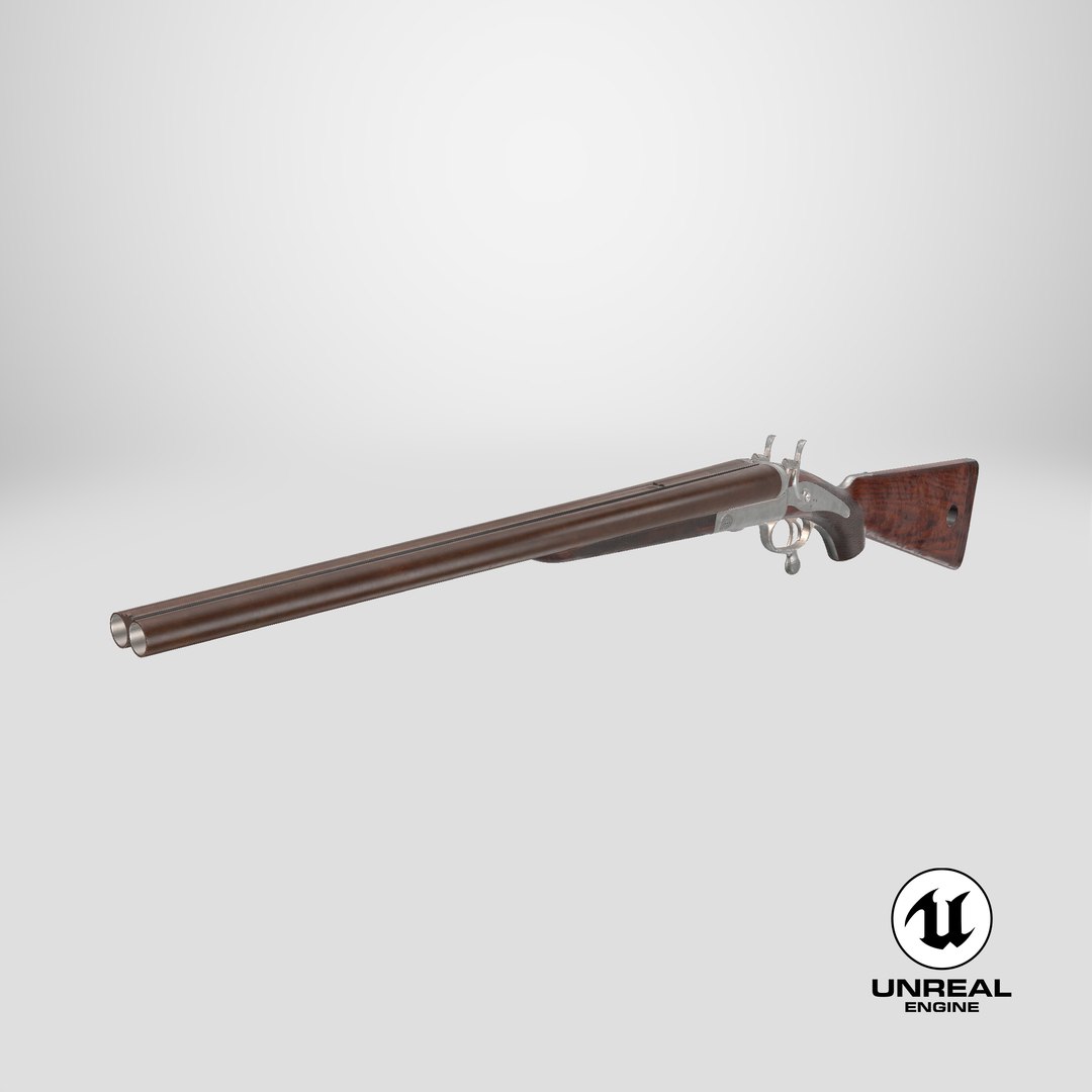 3D Vintage Hunting Rifle - TurboSquid 2100872