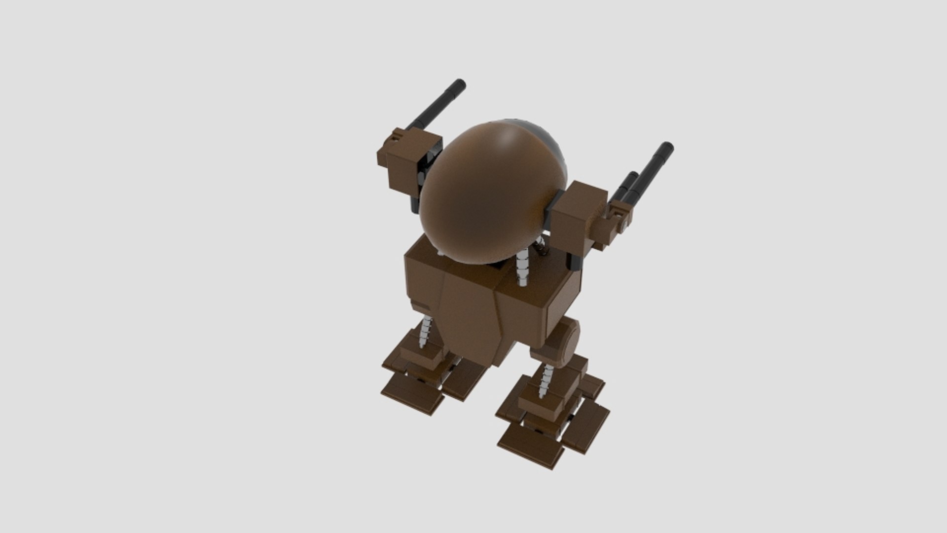 3d Model Mech Capsule