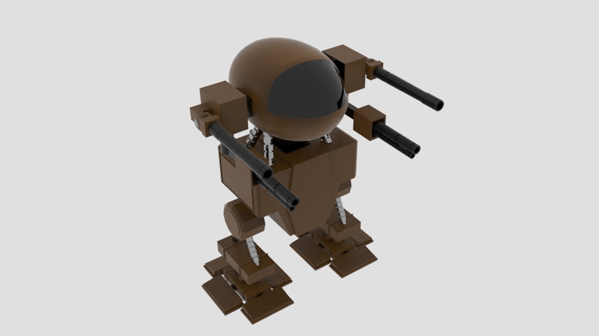 3d Model Mech Capsule