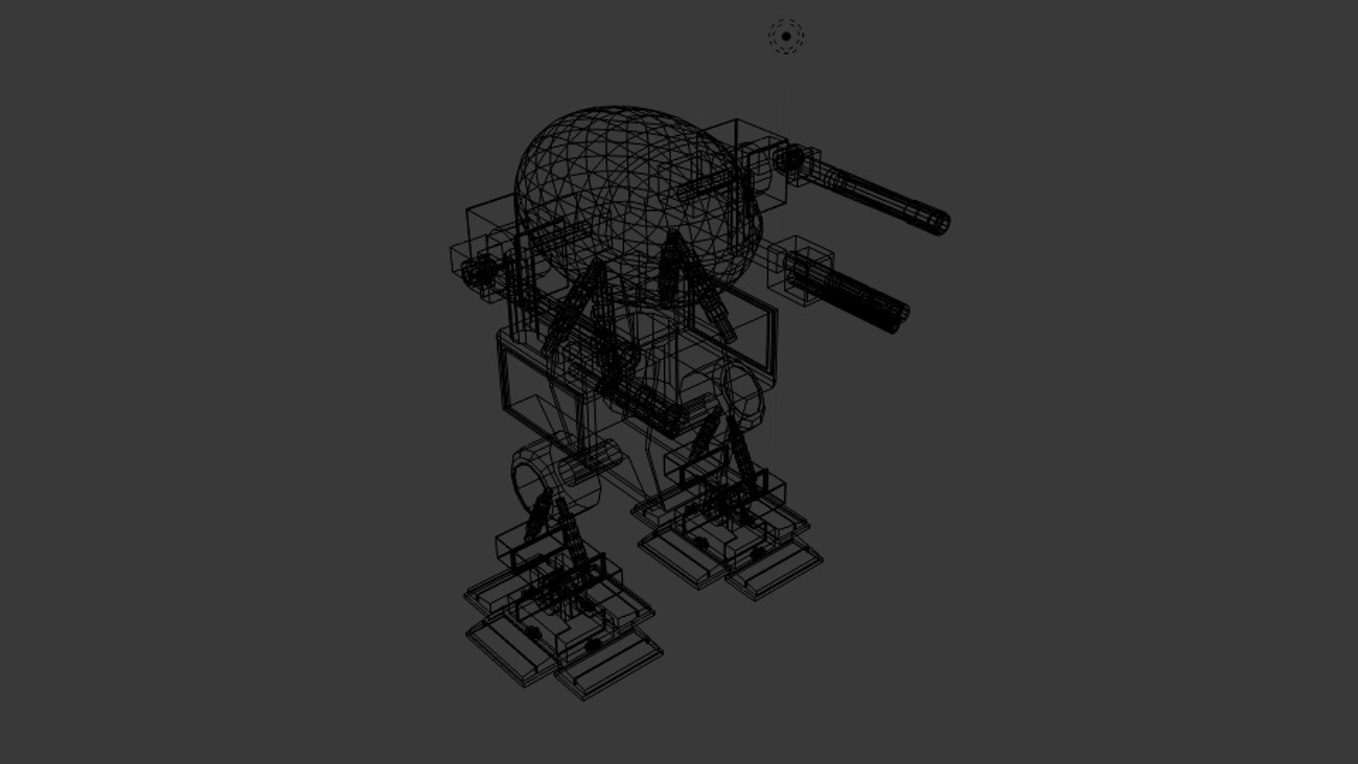 3d Model Mech Capsule