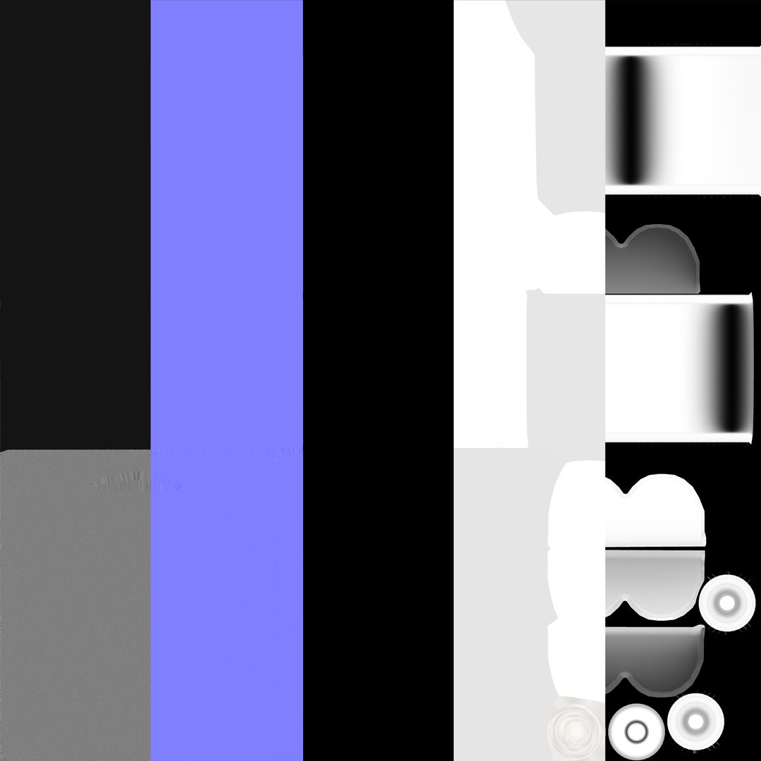 C Battery Pack Blank and Generic Label 3D model - TurboSquid 2136716