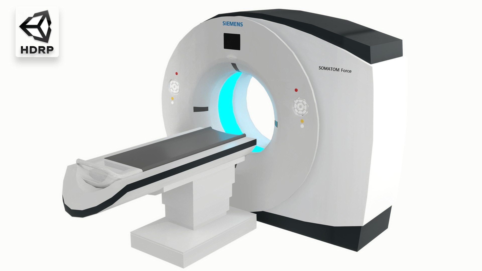 Siemens Somatom Force Ct Scanner Unity Hdrp 3D Model - TurboSquid 2210343