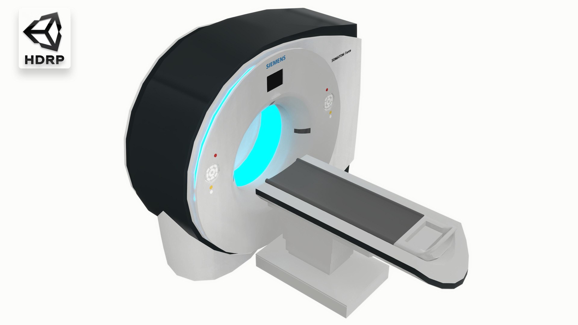 Siemens Somatom Force Ct Scanner Unity Hdrp 3D Model - TurboSquid 2210343