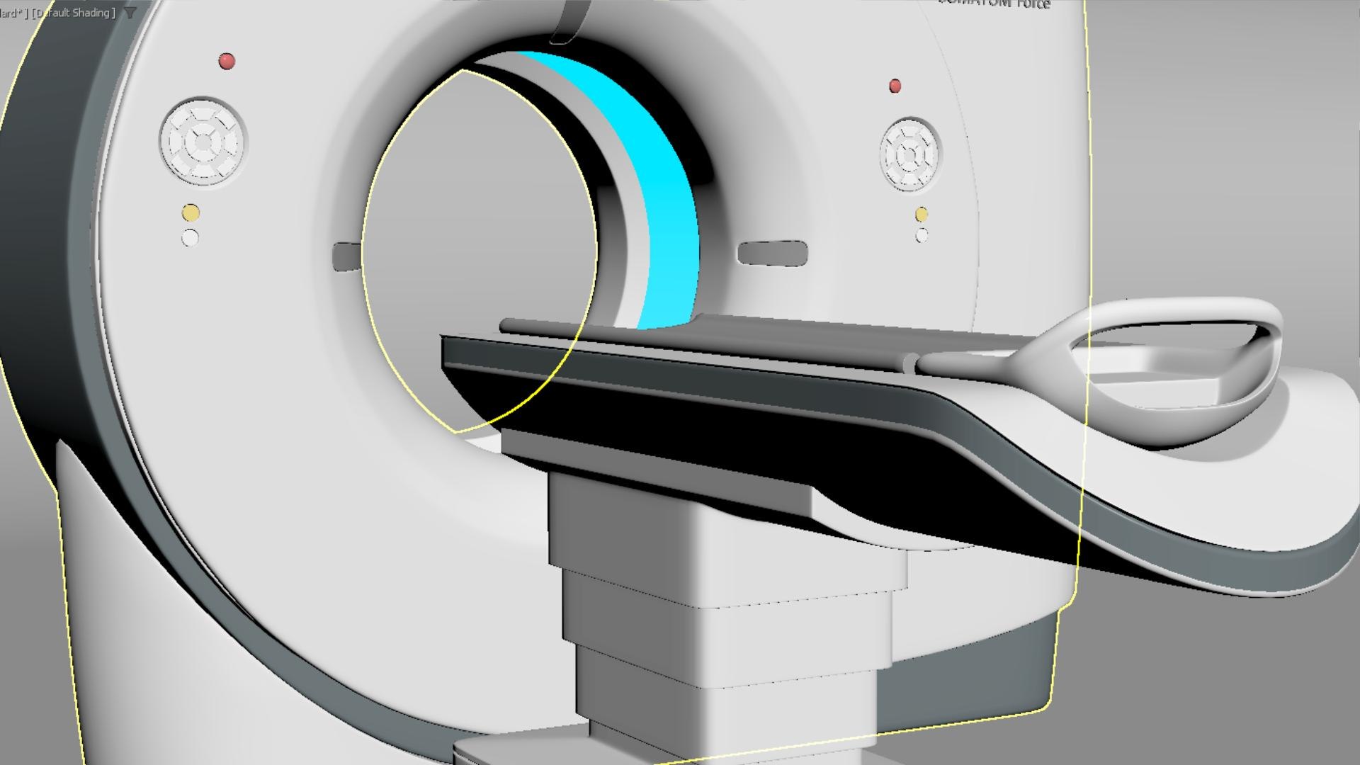 Siemens Somatom Force Ct Scanner Unity Hdrp 3D Model - TurboSquid 2210343