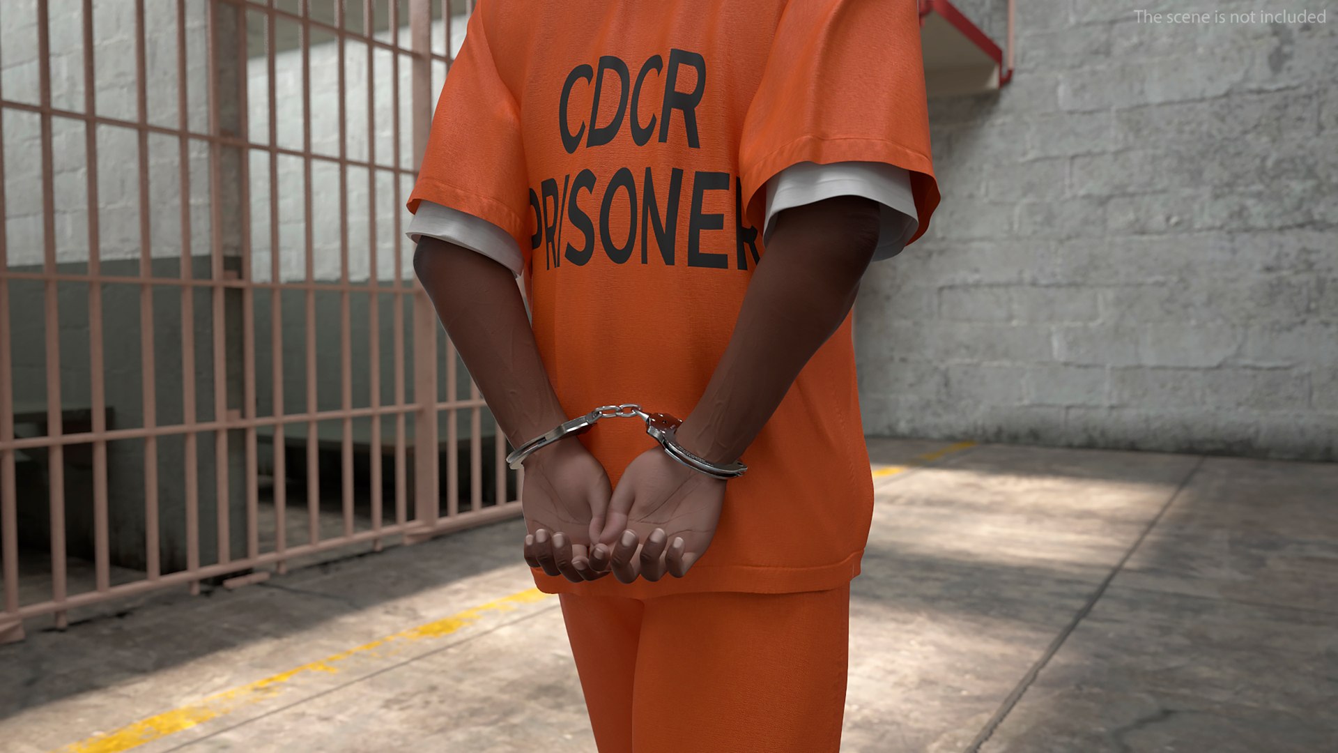 3D Black Male Prisoner Rigged - TurboSquid 2372379