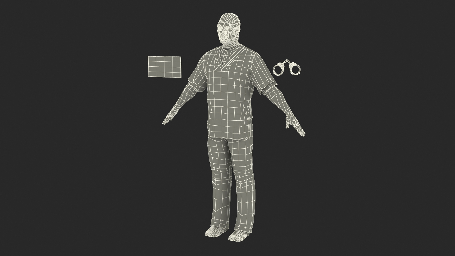 3D Black Male Prisoner Rigged - TurboSquid 2372379