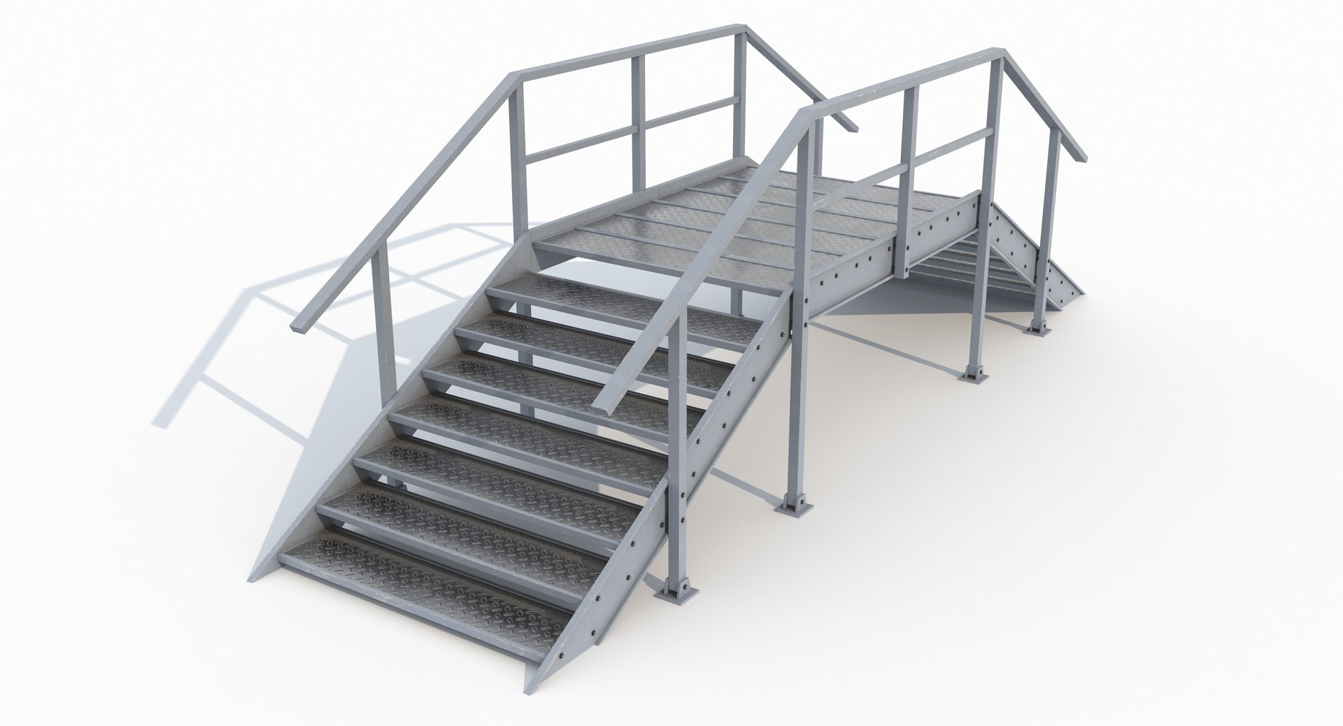 Pedestrian Bridge Ladder 2 - TurboSquid 2294013