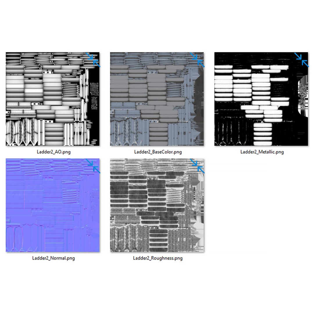 3D Pedestrian Bridge Ladder 2 Model - TurboSquid 2294013