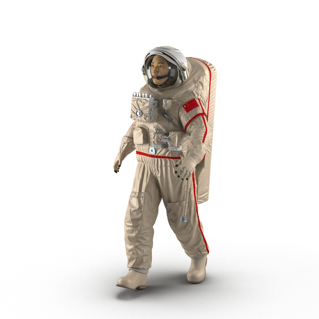 chinese astronaut wearing space suit max