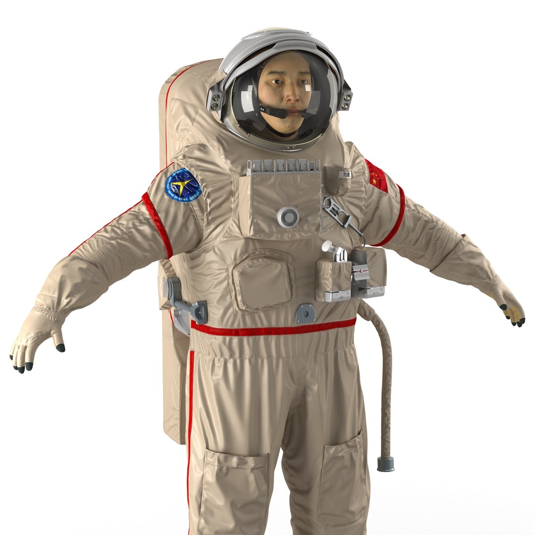 chinese astronaut wearing space suit max