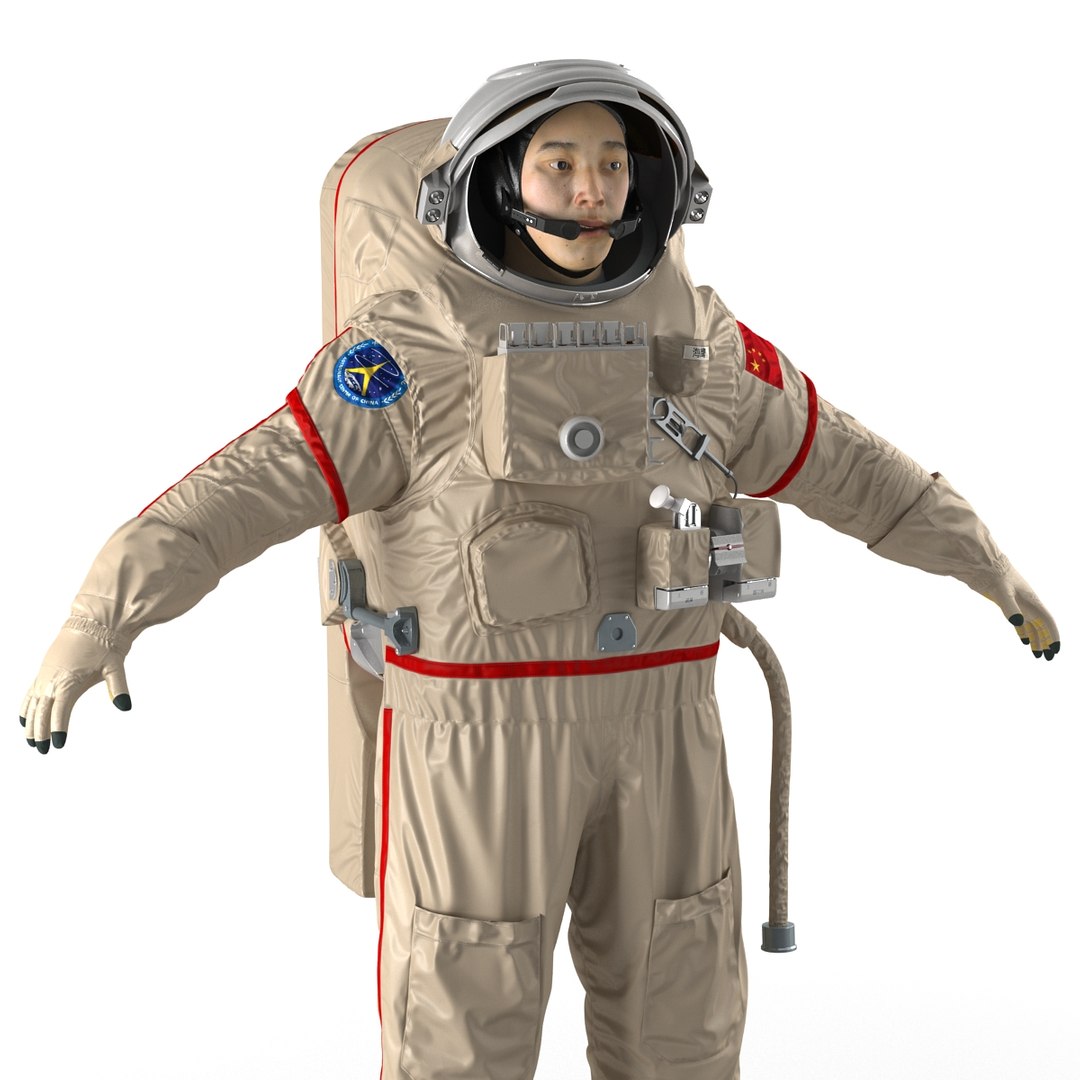 chinese astronaut wearing space suit max