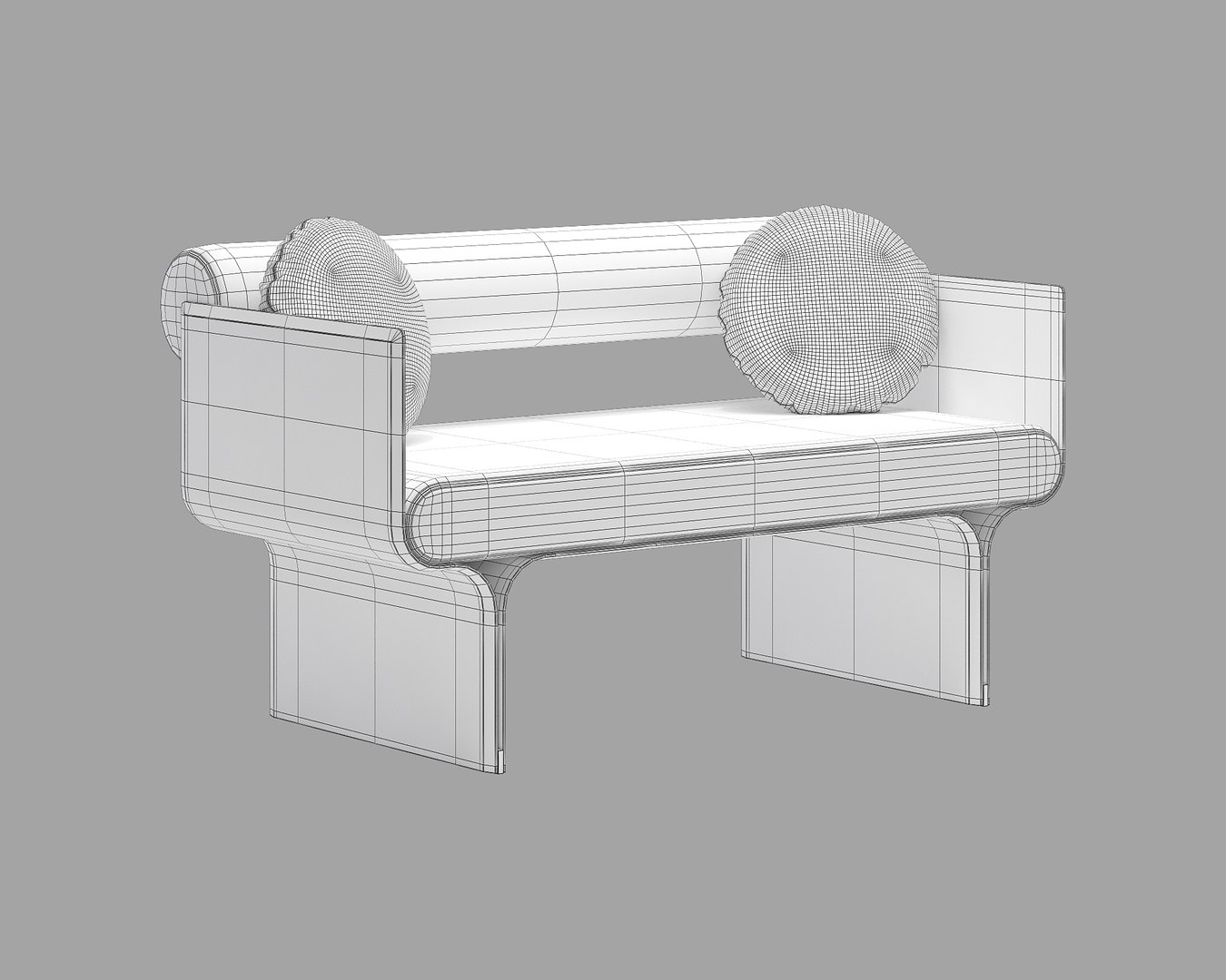 Gallotti And Radice Stami Loveseat 3D Model - TurboSquid 2247869