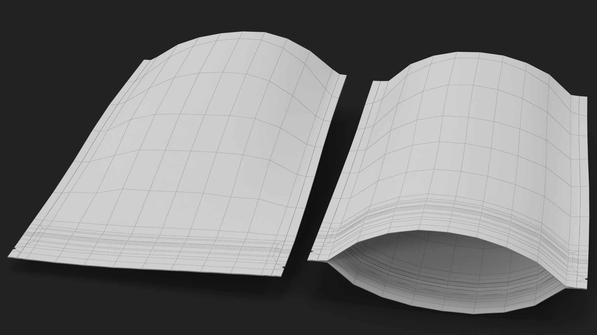 3D Zipper Kraft Paper Bags Model - TurboSquid 1713508