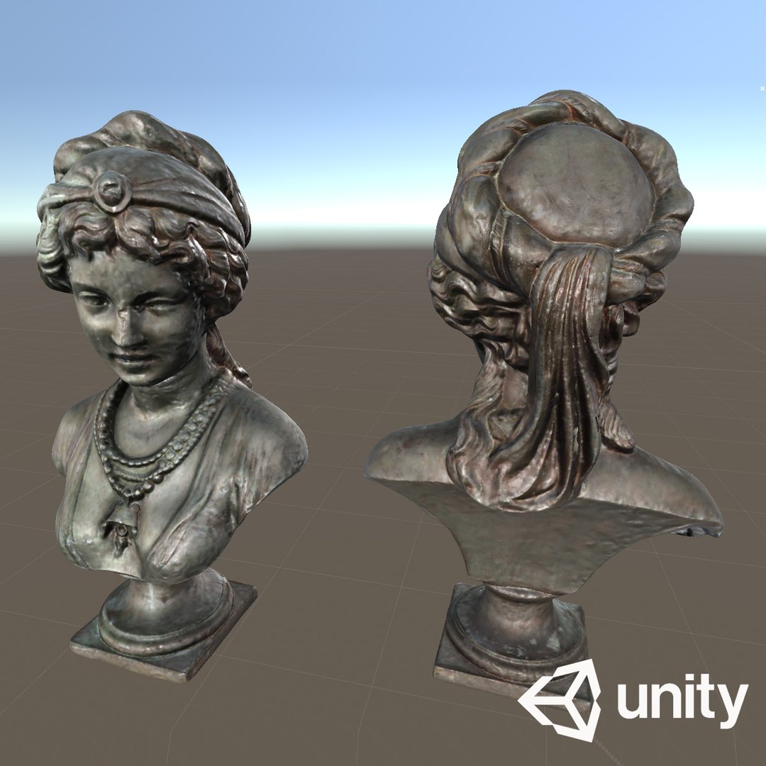 Statue Bust 3D - TurboSquid 1608413