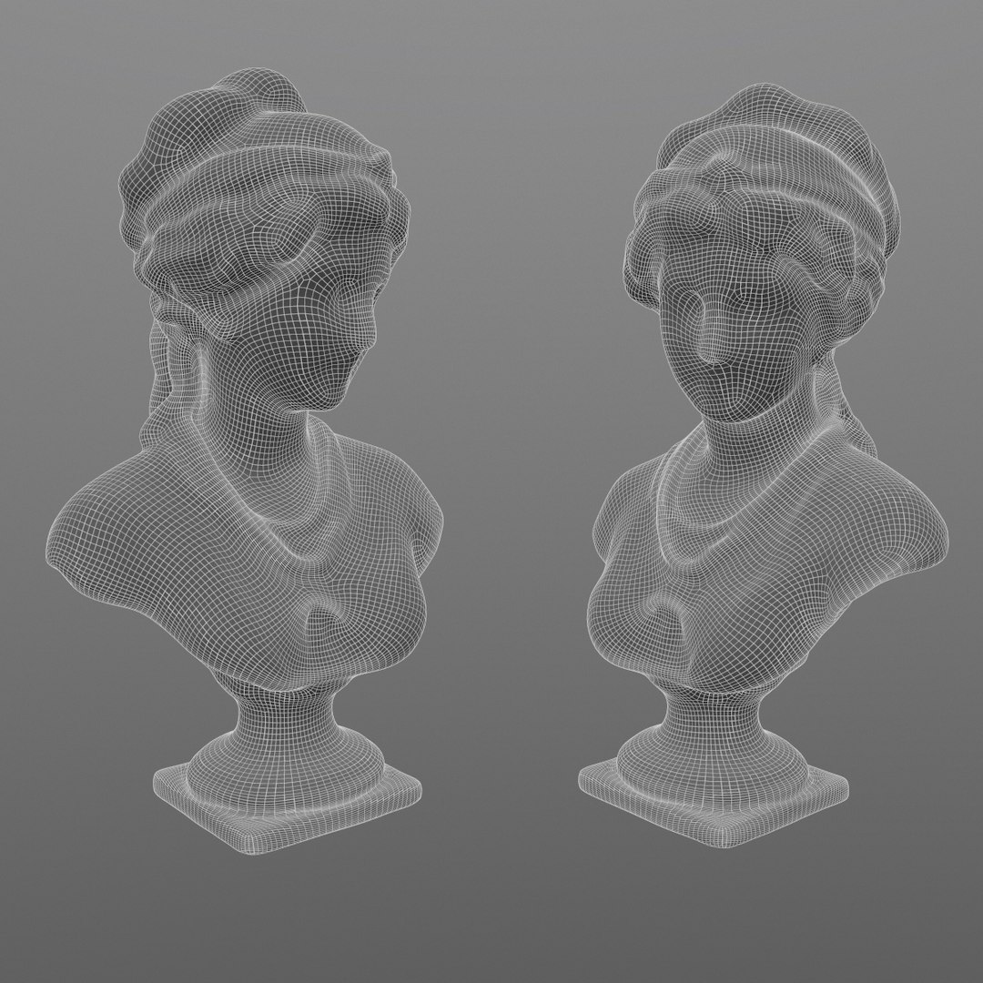 Statue Bust 3D - TurboSquid 1608413