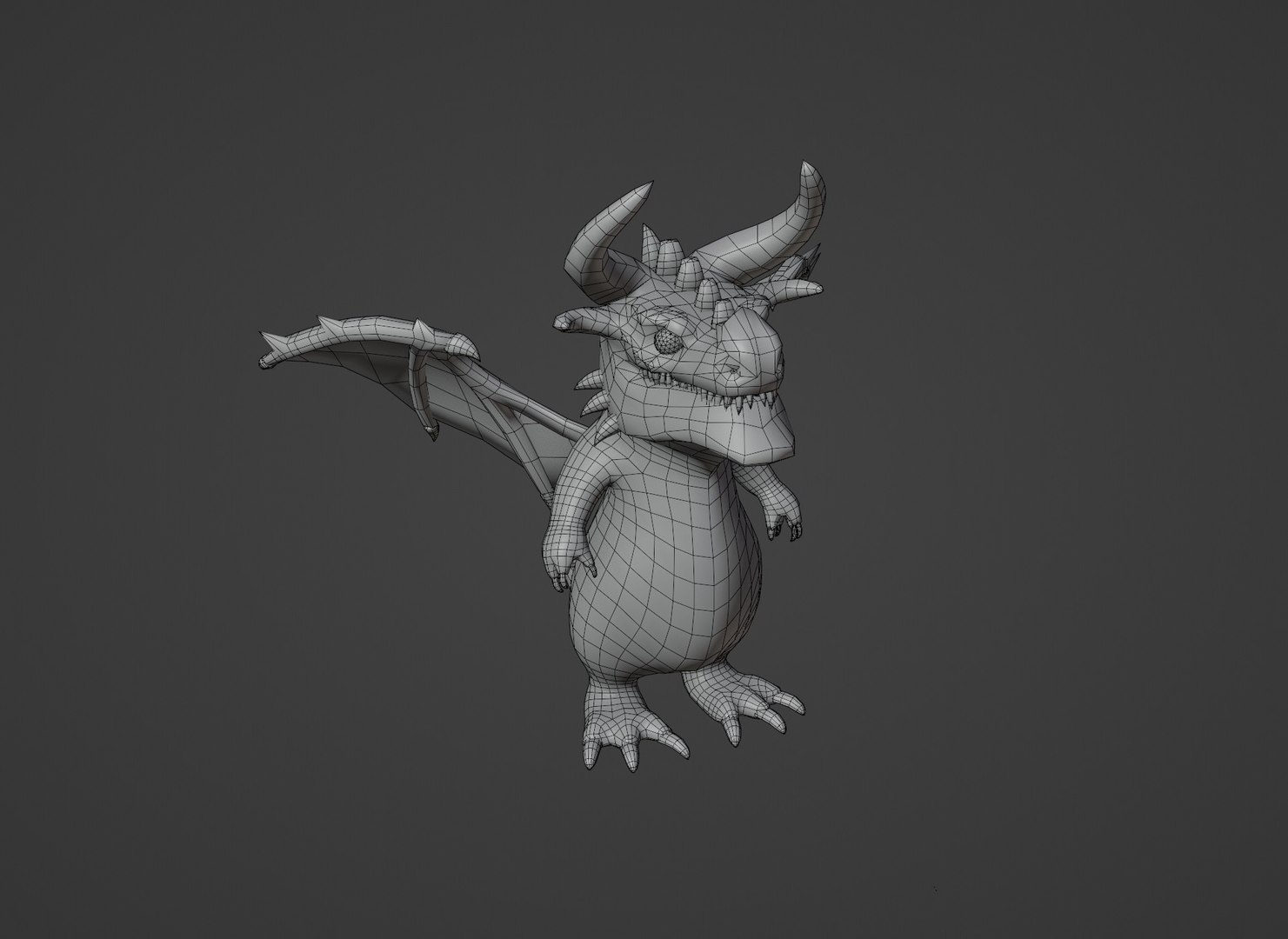 3D Cartoon Emerald Dragon Animated Low-poly 3D Model - TurboSquid 2223371