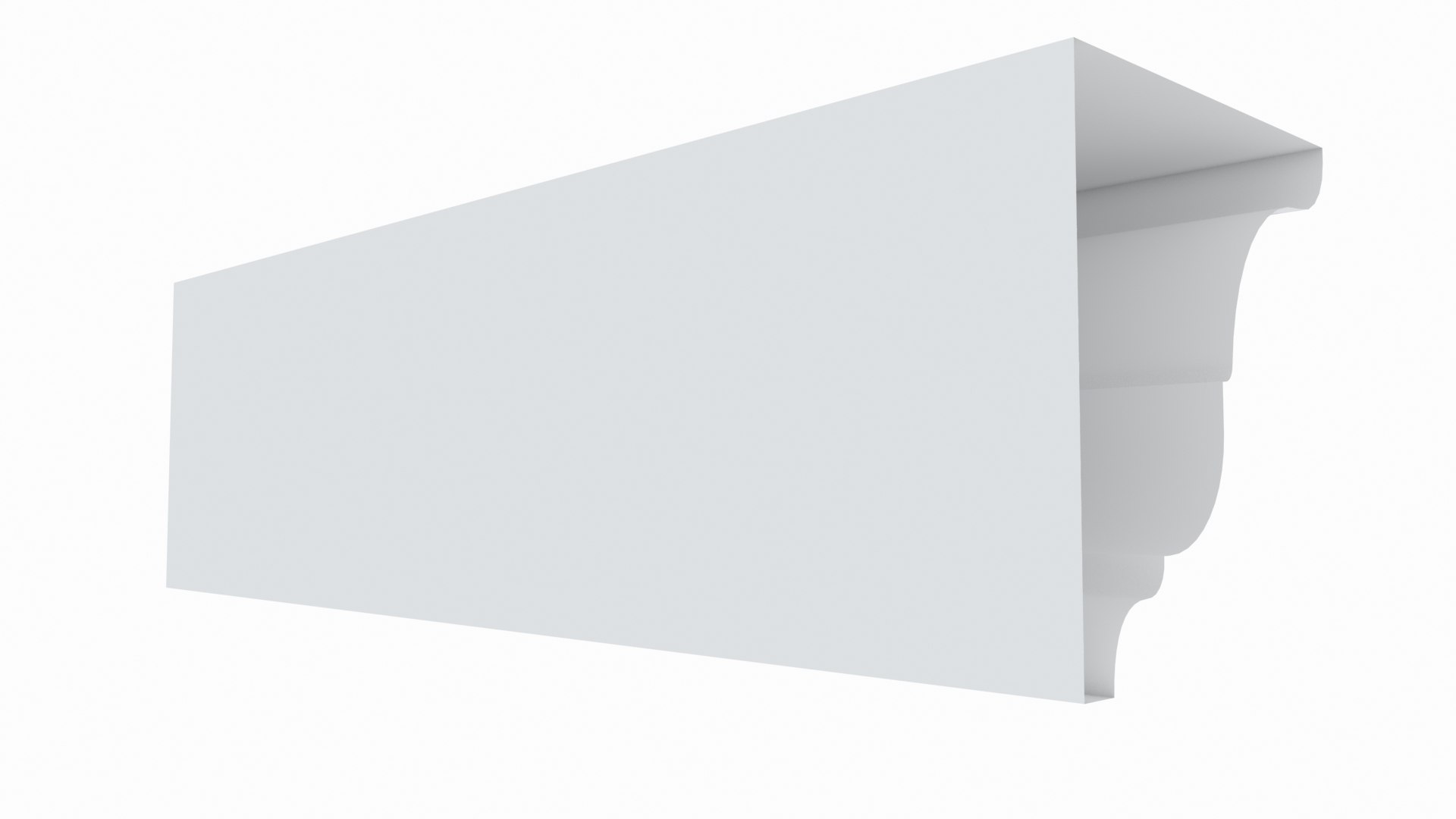 Cornice 118 Straight 3D model - TurboSquid 2027218
