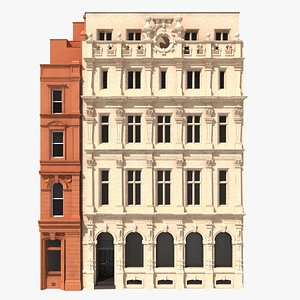 3d corner building london model