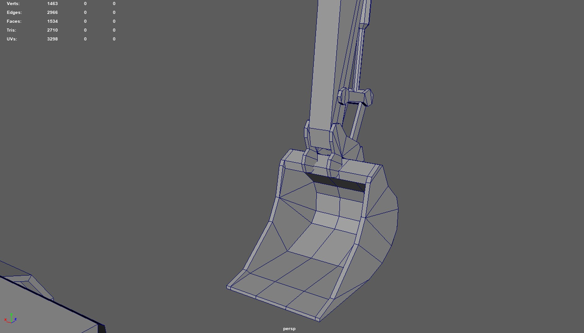 Low Poly Excavator 01 Model - TurboSquid 2227777