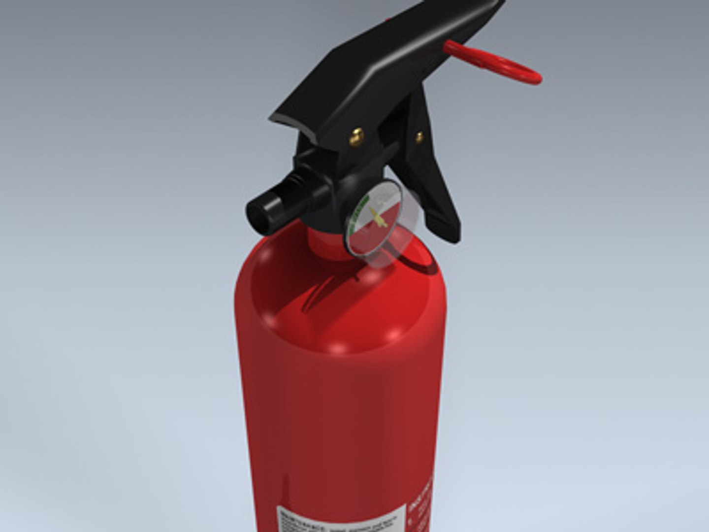 Extinguisher 3d Model