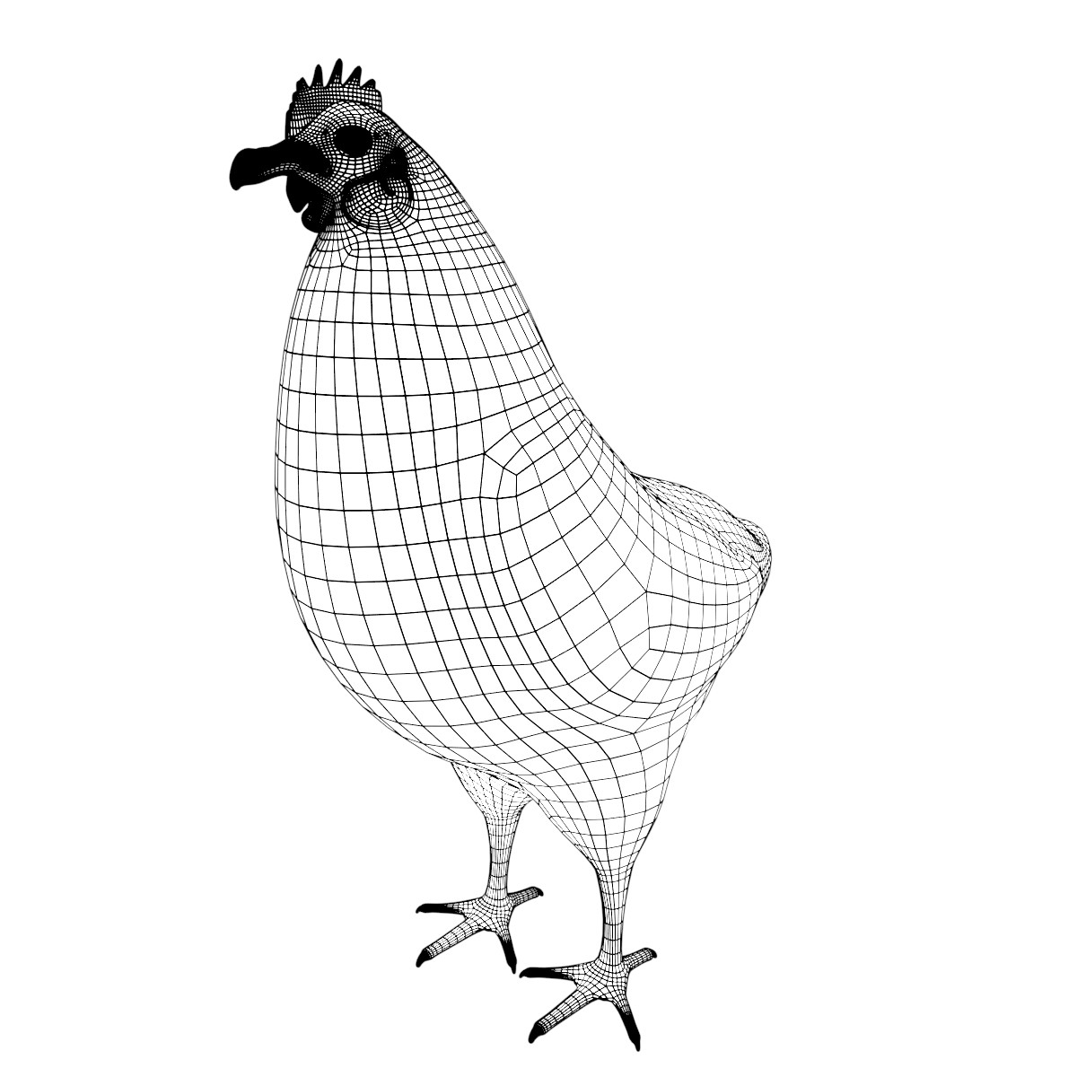 3D chicken rigged model - TurboSquid 1664753