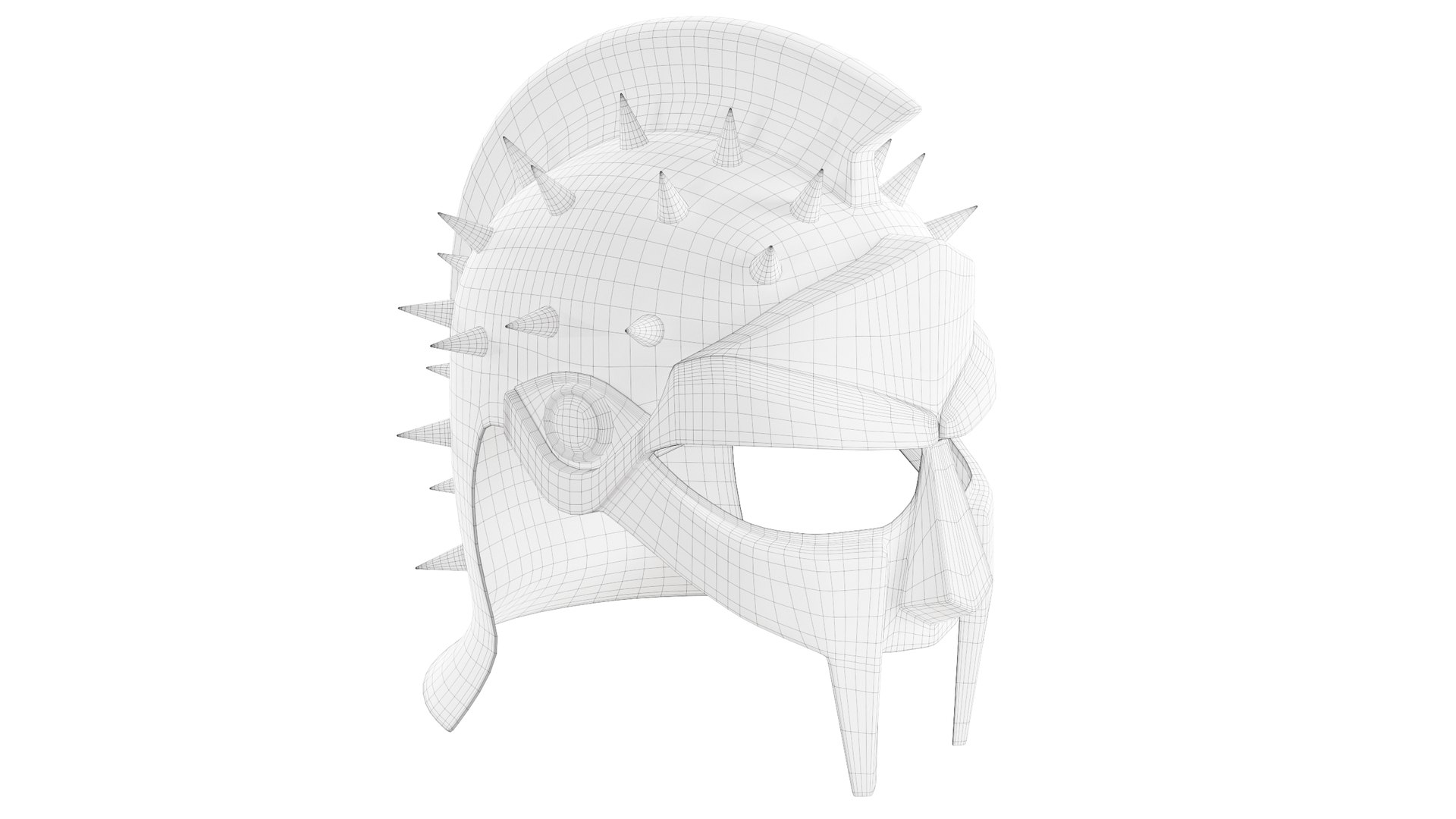 Gladiator Movie Helmet Drawing