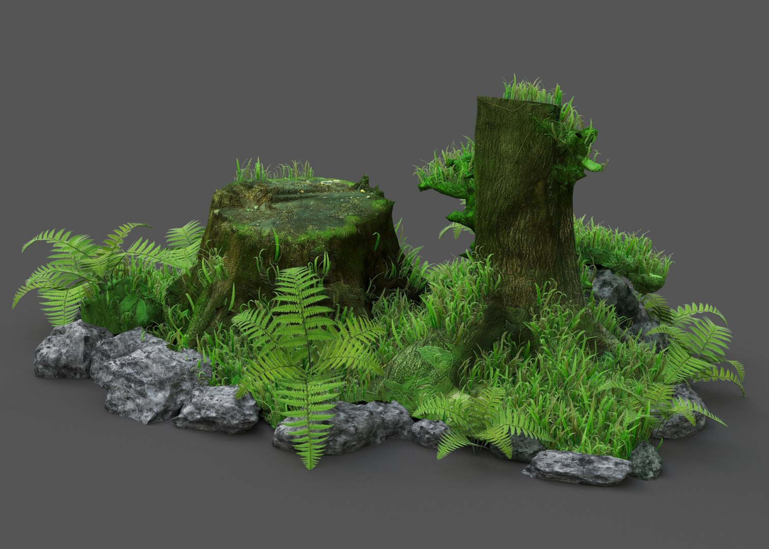 3D Model Environment Grass Forest - TurboSquid 1570060