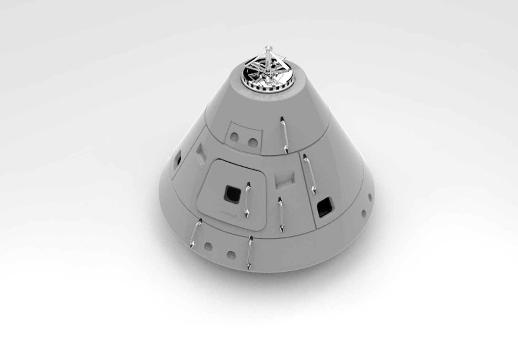 3D Apollo Command Module - TurboSquid 1418510