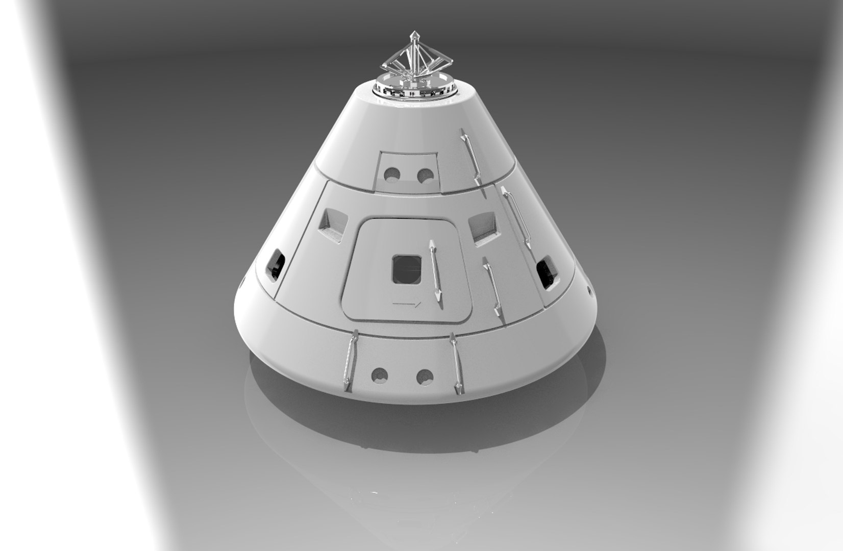 3D Apollo Command Module - TurboSquid 1418510