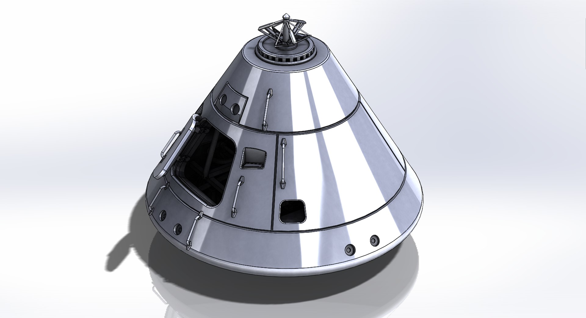 3D Apollo Command Module - TurboSquid 1418510