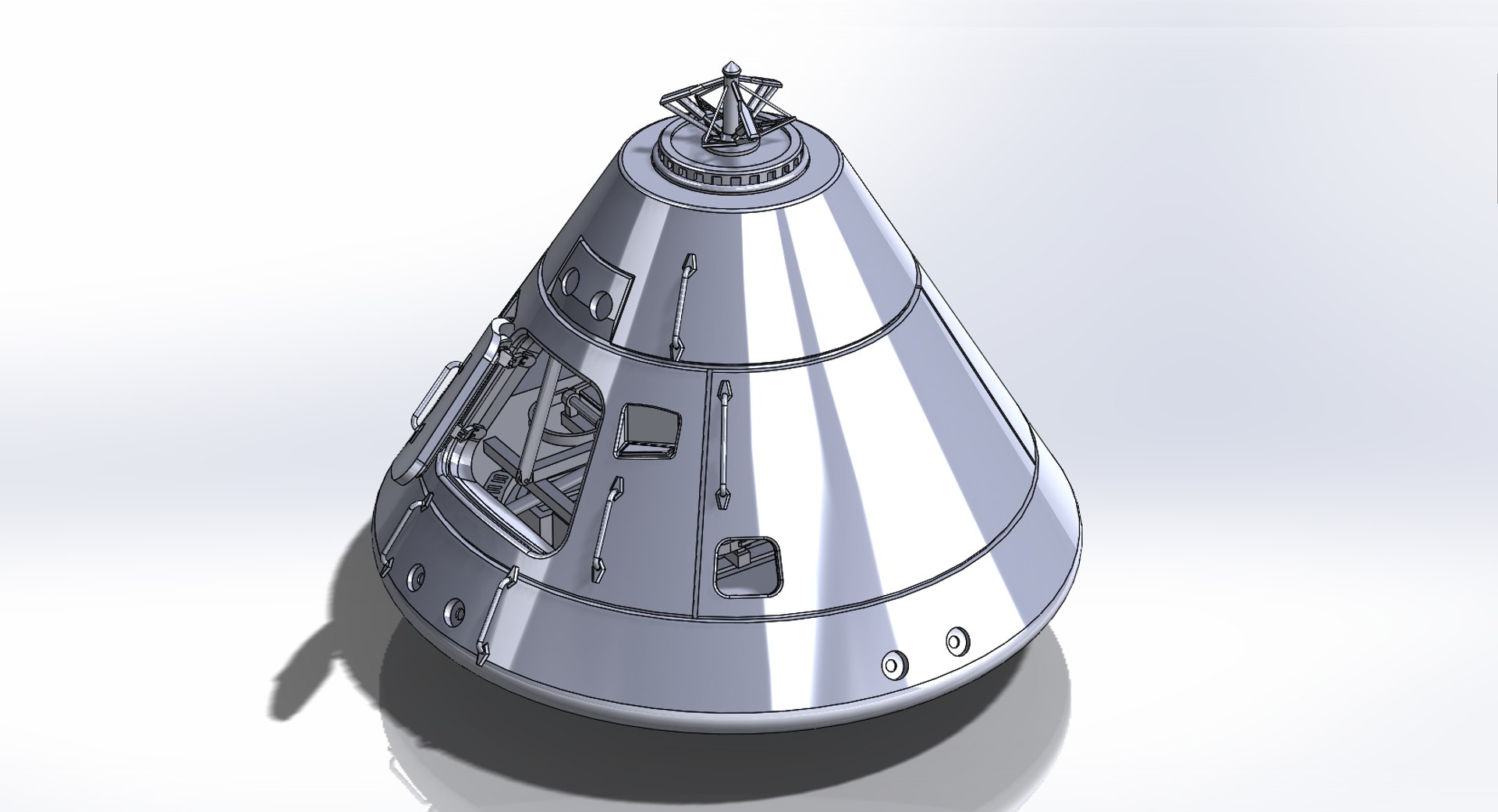 3D Apollo Command Module - TurboSquid 1418510