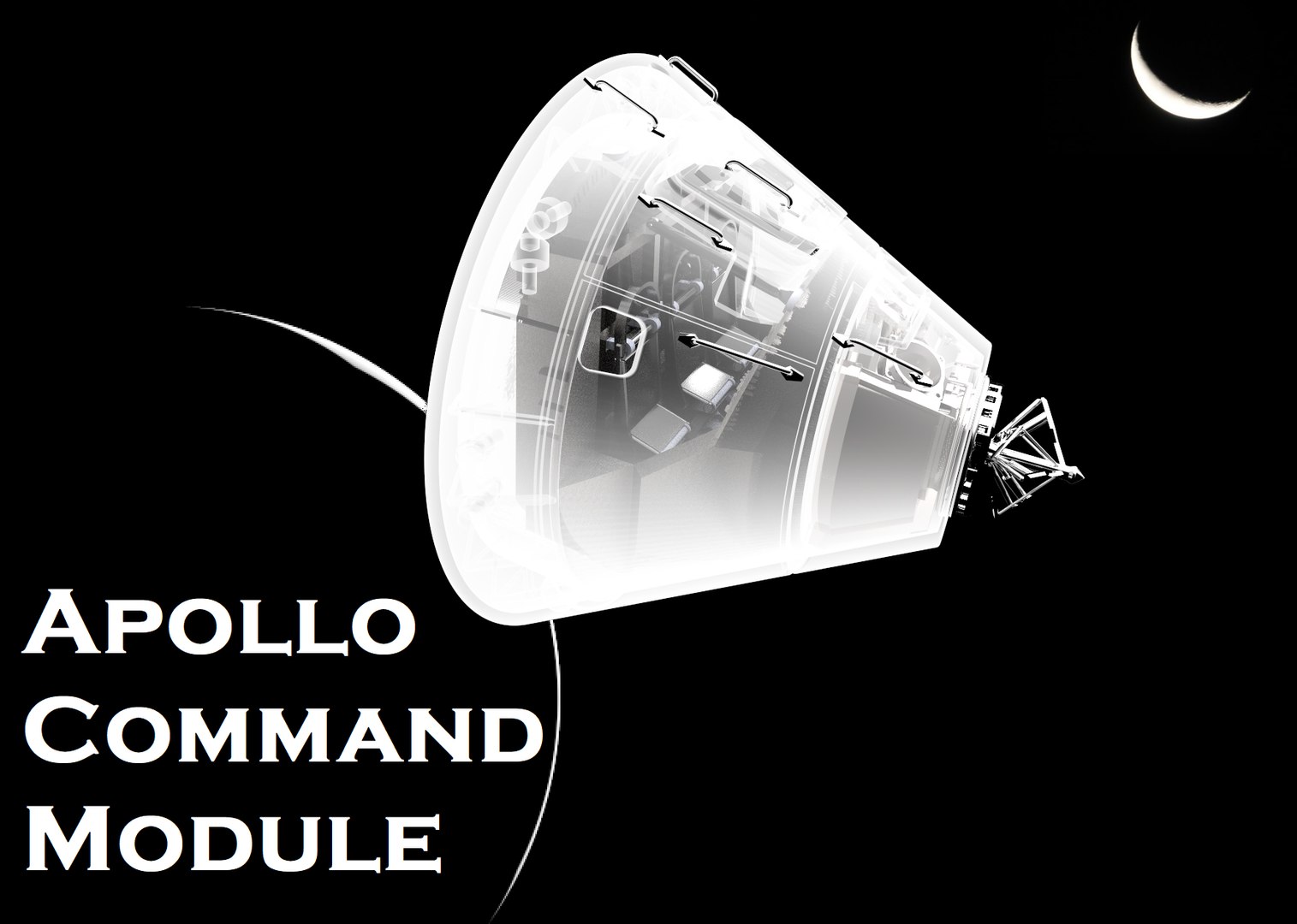 3D Apollo Command Module - TurboSquid 1418510