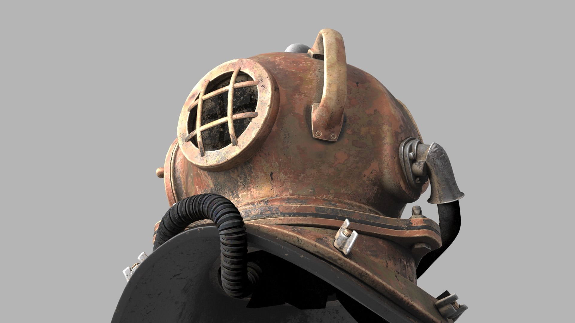 Diving Helmet 3D Model - TurboSquid 1560333