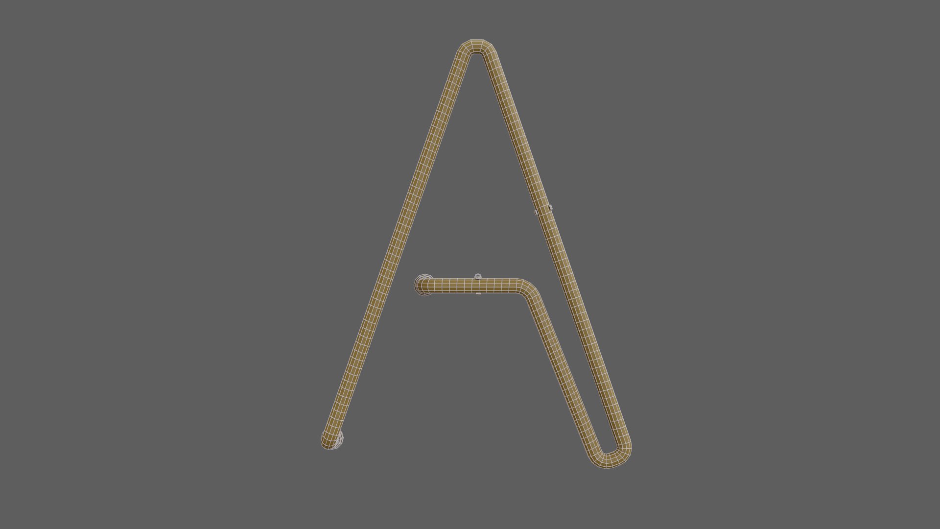 Neon Red Alphabet A 3D Model - TurboSquid 2135772