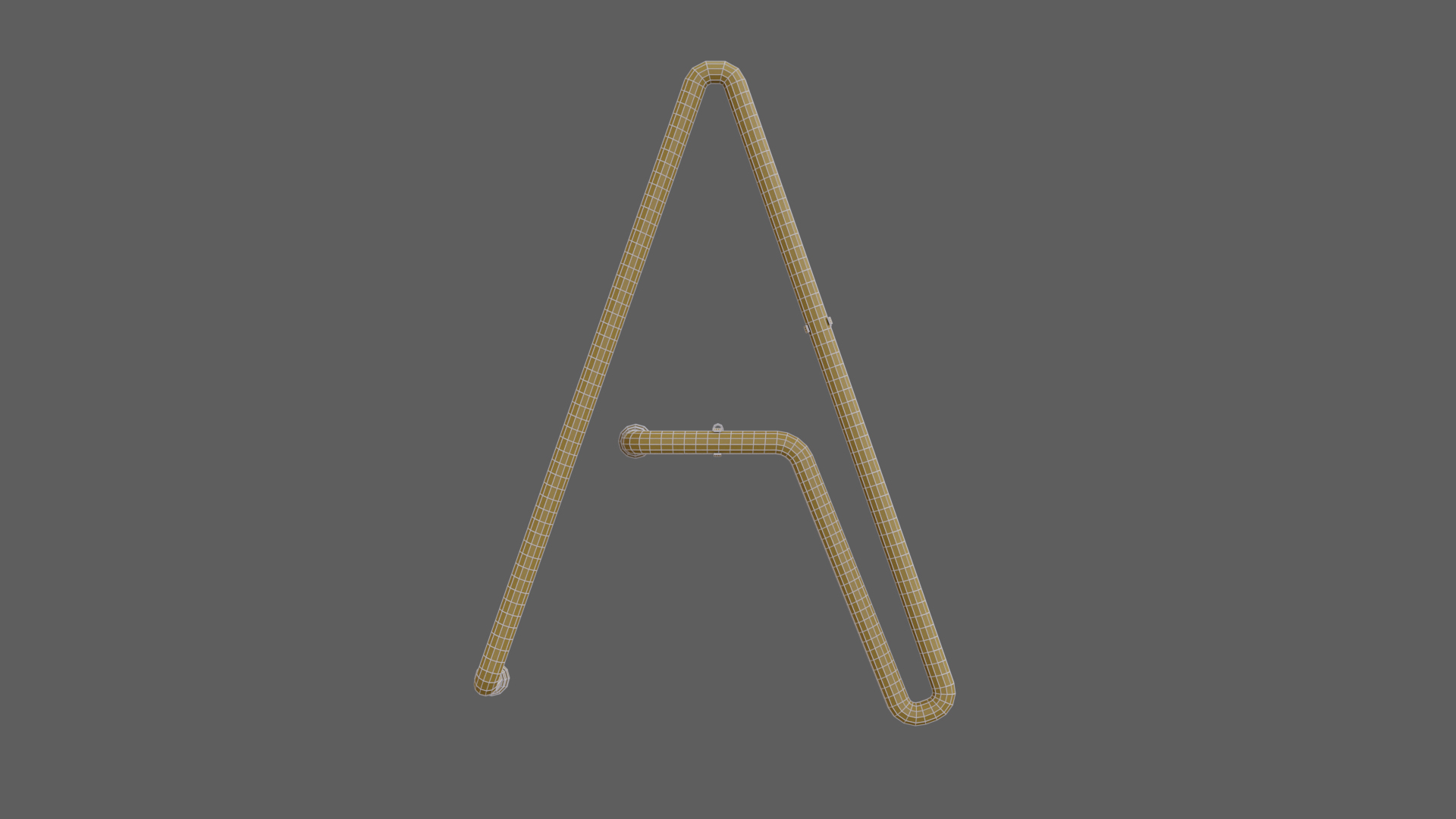 Neon Red Alphabet A 3D Model - TurboSquid 2135772